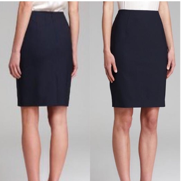 Hugo Boss | Skirts | Hugo Boss Vilina Navy Skirt | Poshmark